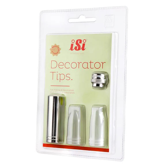 iSi Decorator Tips, Set of 3 + Adapter — SFI SMALLWARES